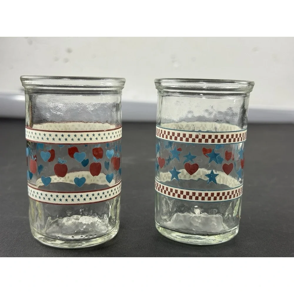 Source Unknown | Dining | Vintage 3 Oz Jelly Glass Stars N Stripes ...